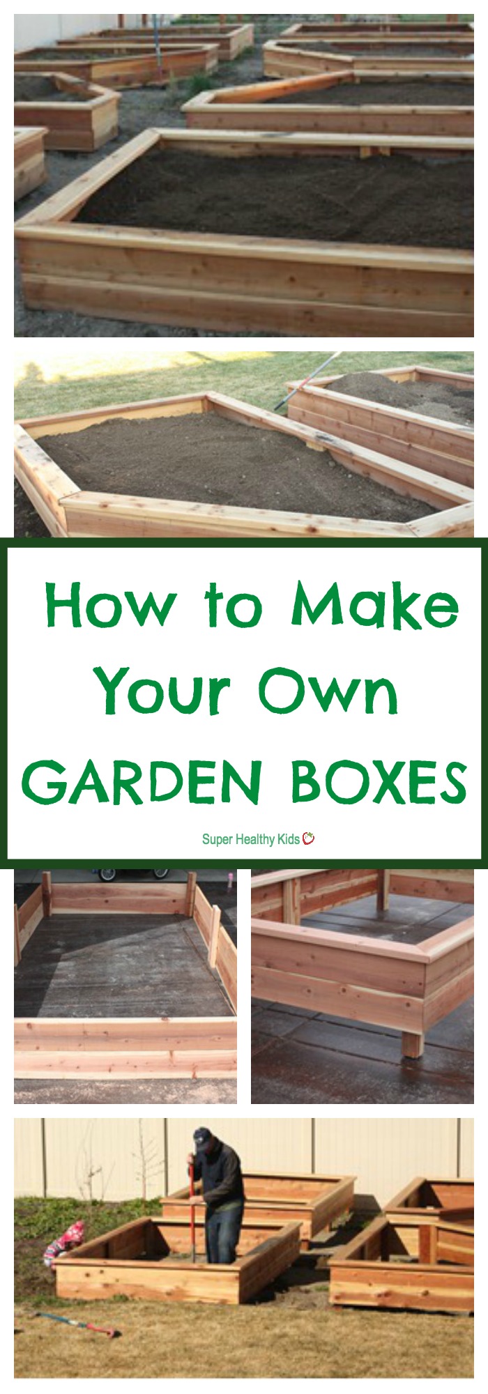 How To Make Your Own Garden Boxes Healthy Ideas For Kids