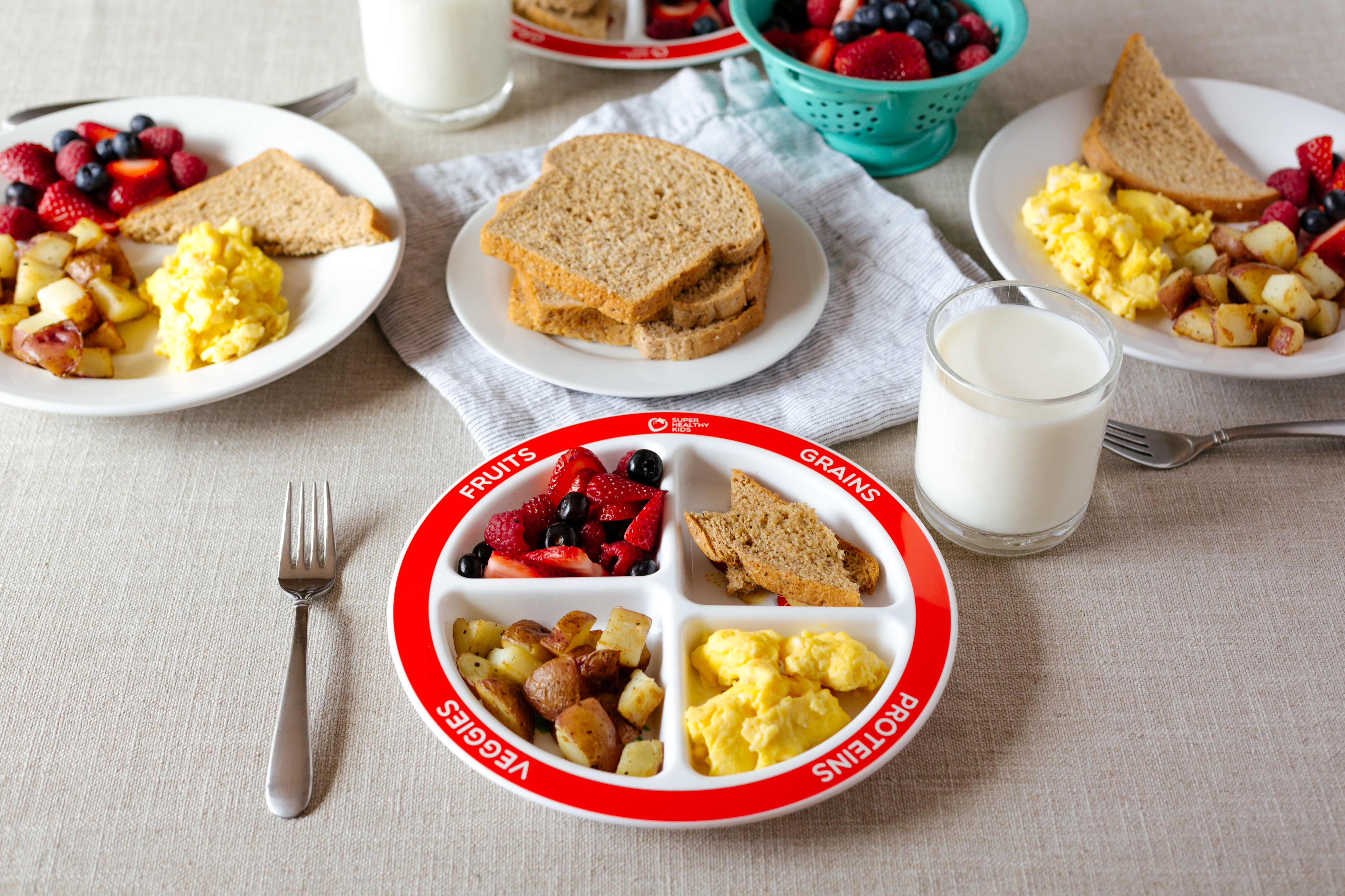 Healthy Balanced Breakfast With MyPlate Healthy Ideas For Kids
