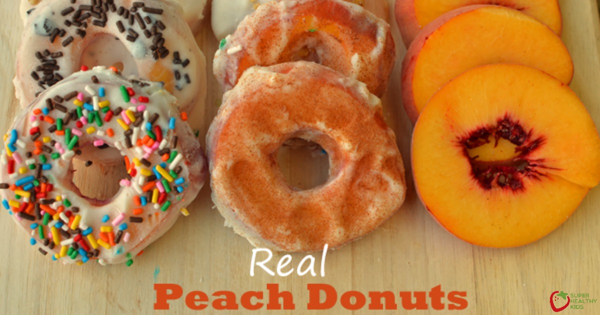 Now These Are Real Peach Donuts | Healthy Ideas for Kids