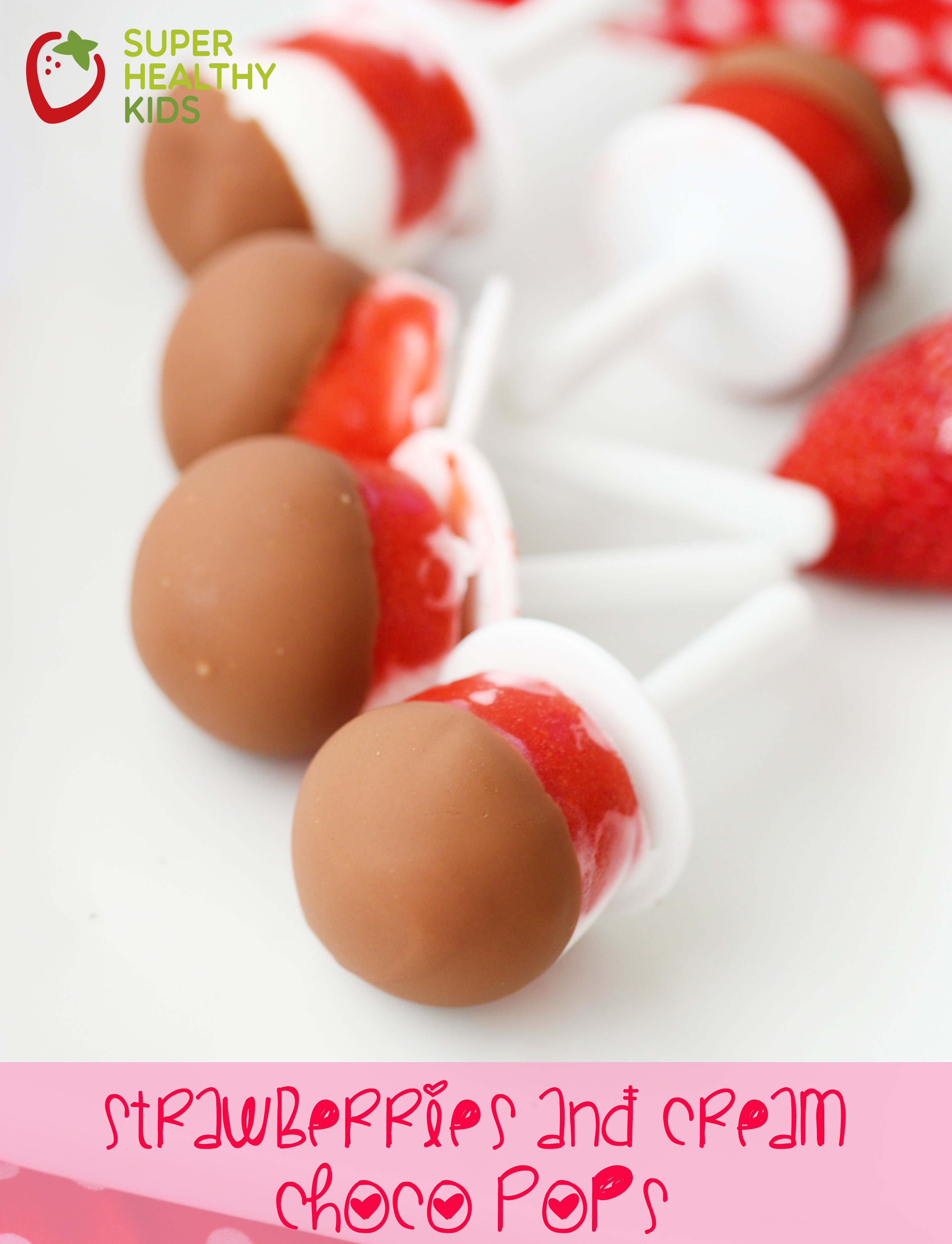 Strawberries and Cream Choco Pops