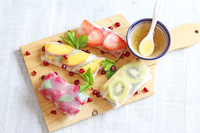 Fresh Fruit Spring Rolls | Healthy Ideas for Kids