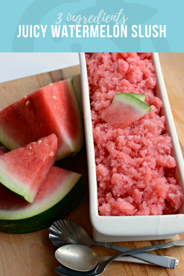 3 Ingredient Juicy Watermelon Slush | Healthy Ideas for Kids