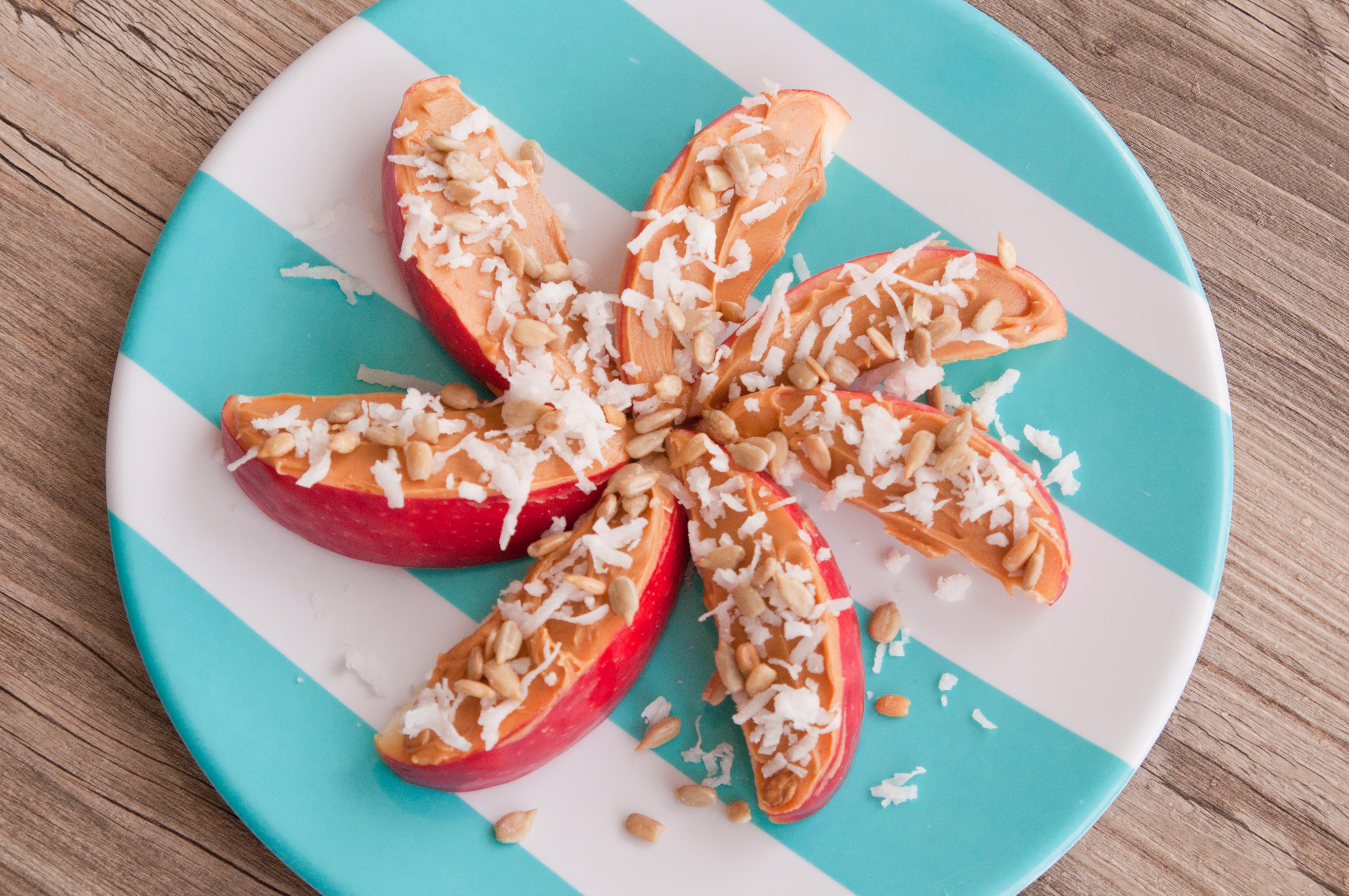 Apples with Sunflower Butter | Super Healthy Kids