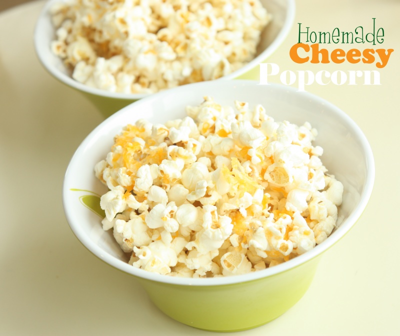 Homemade Cheesy Crunch Popcorn | Healthy Ideas for Kids